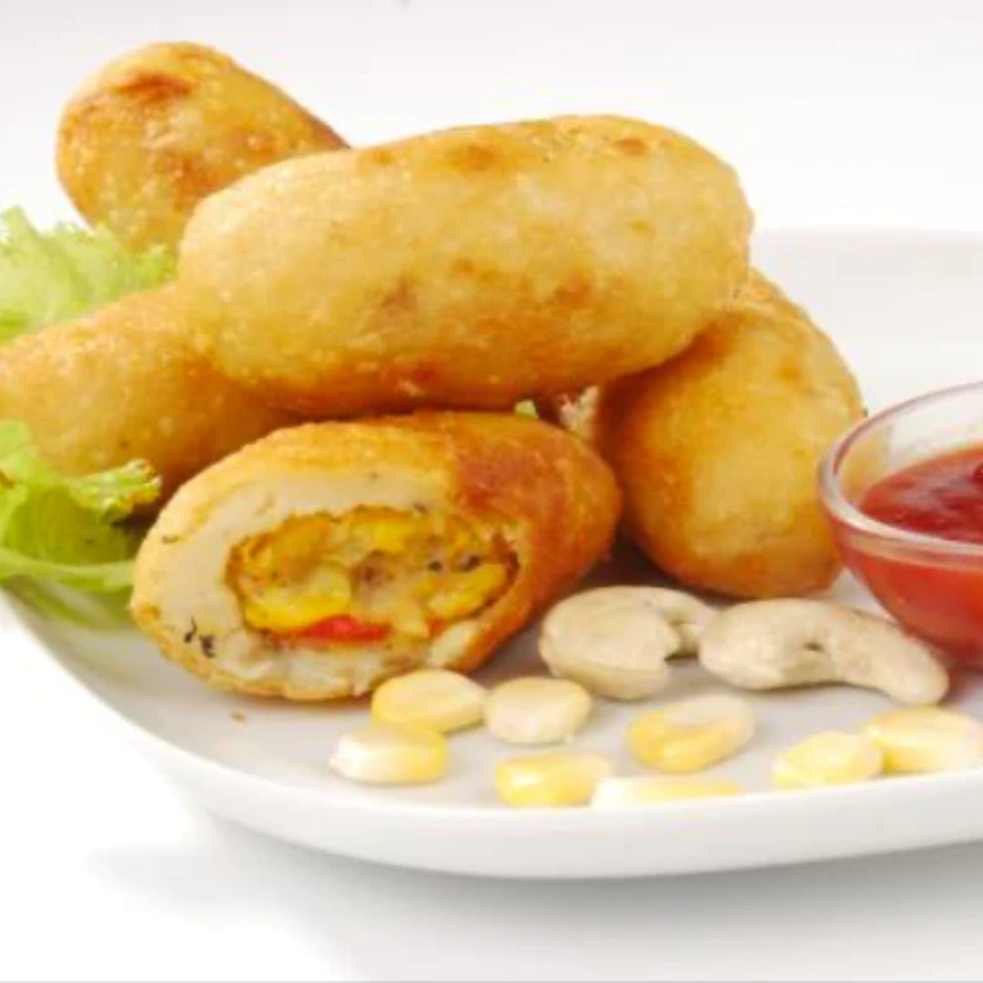 8x Kaju Corn Rolls – Mandira's Kitchen